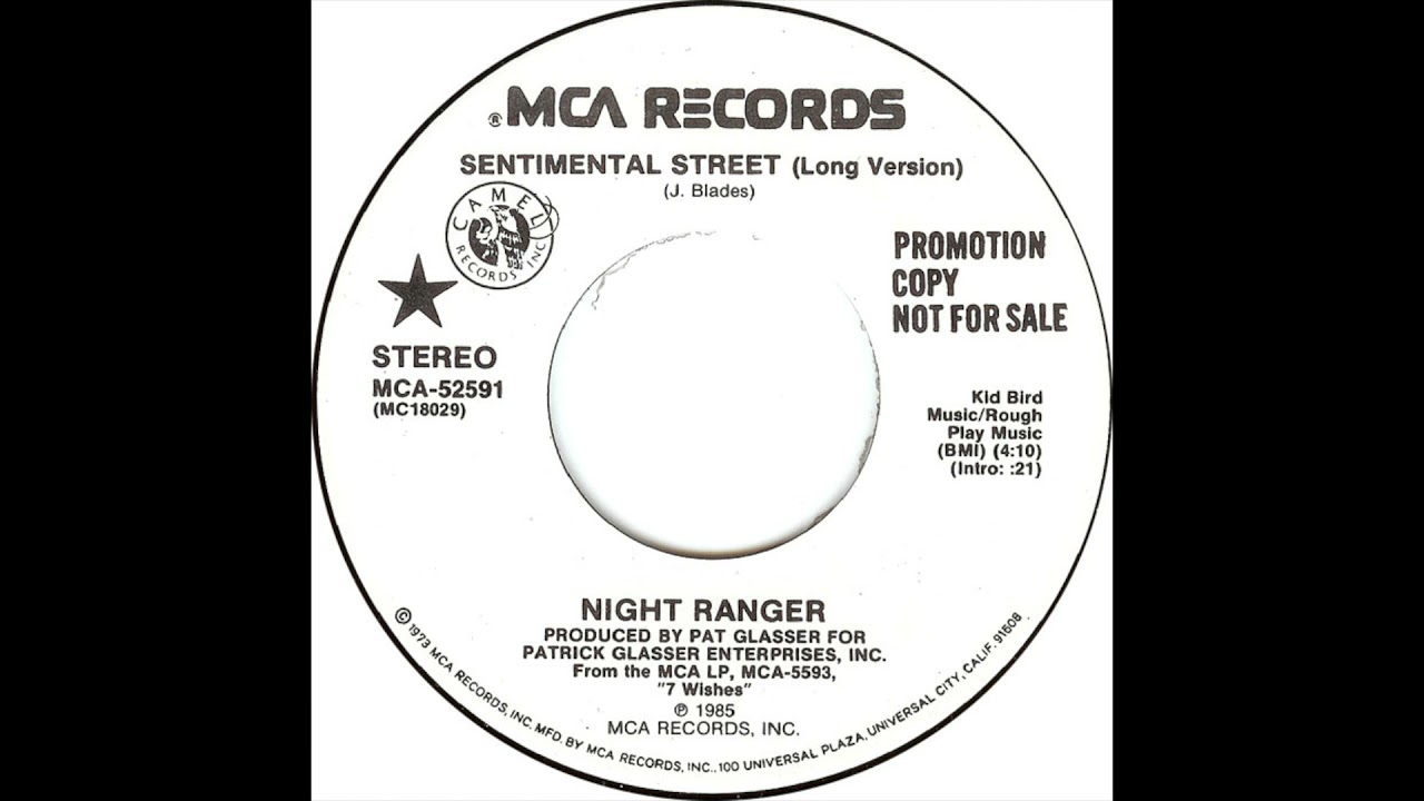 Night Ranger - Sentimental Street (Long Version) - YouTube