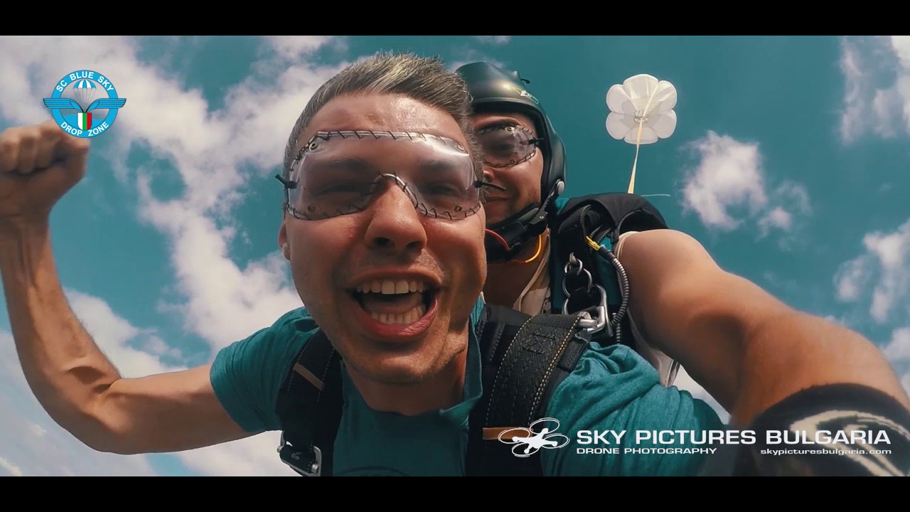 Drop Zone, skydiving and a drone - YouTube