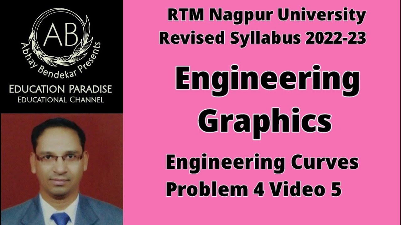 Engineering Curves: Parabola by Rectangle Method Problem 4 - YouTube