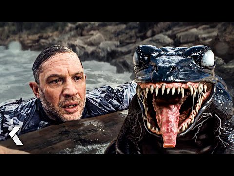 Venom se transforma en caballo, rana y pez para salvar a Eddie - Venom: El último baile | Tom Hardy
