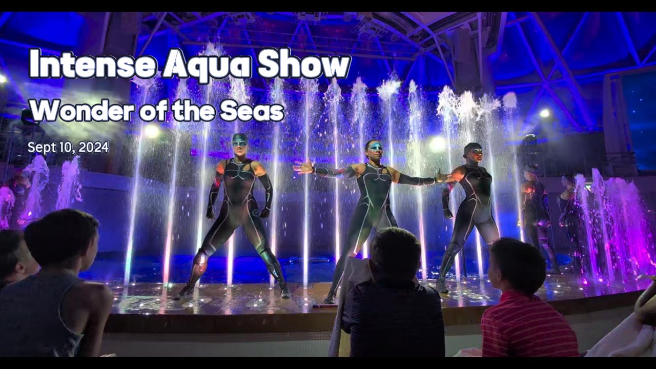 inTENse Aqua Show 🤯 Wonder of the Seas - YouTube