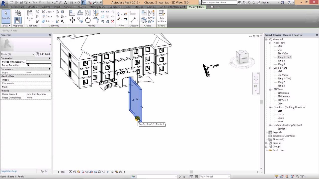 Video Revit | 3.2 Dựng hình Model In Place - Lớp Học Revit - YouTube