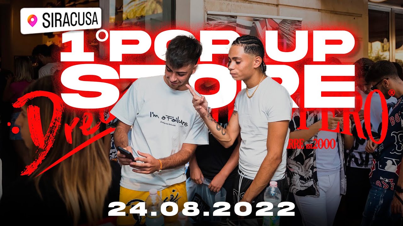 IL PRIMO POP UP STORE DEL MIO BRAND / DREASE x @DonPero - YouTube