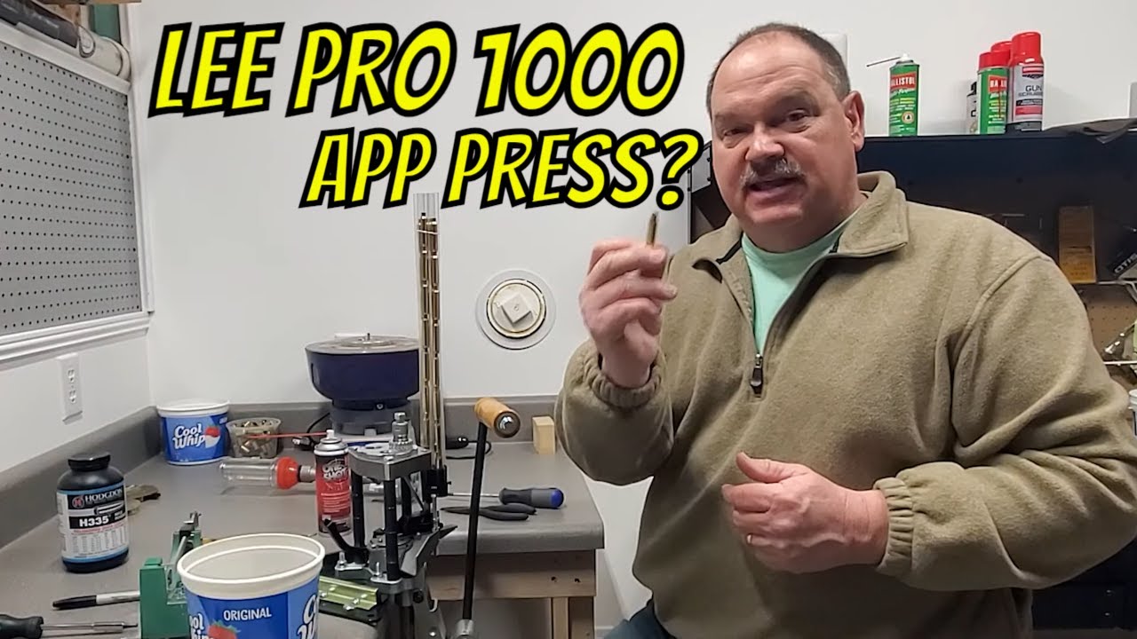BETTER .223 Reloading! Using the Lee Pro 1000 as an APP PRESS - YouTube