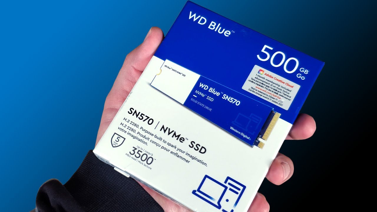 WD Blue SN570 500GB BNIB Western Digital Gaak - YouTube