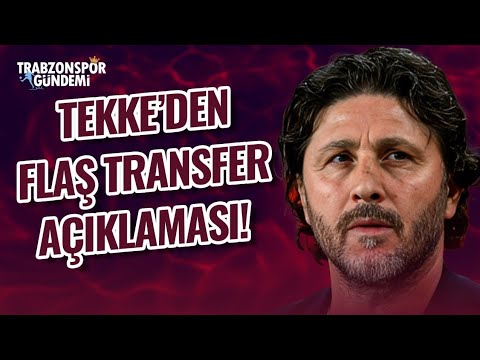 Fatih Tekke'den Flaş Transfer Açıklaması! Takımdan Ayrılacak İsimleri Duyurdu #trabzonspor 