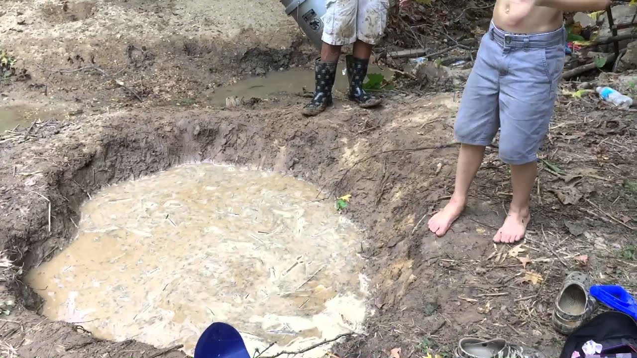 Mud Pit Pool? September 2015. - YouTube