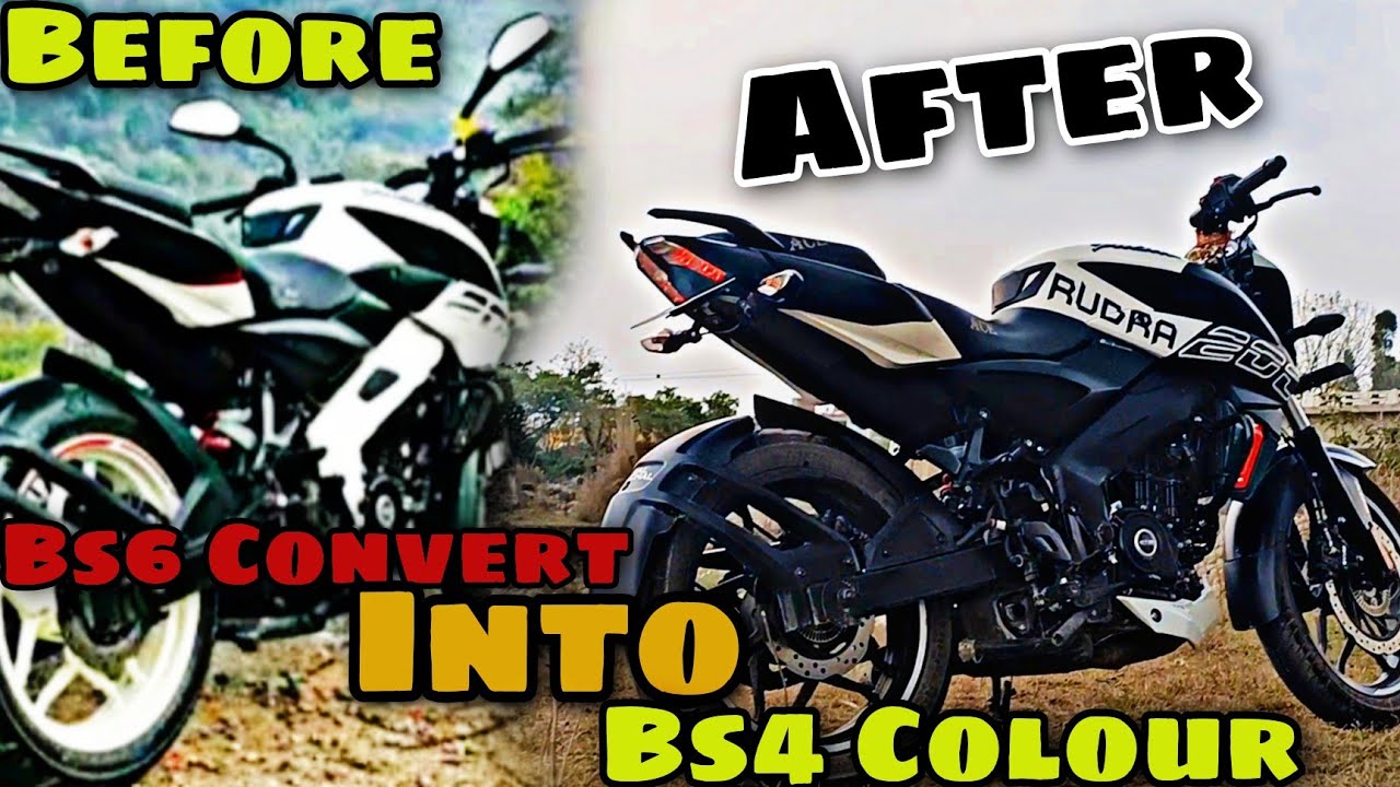 Ns 200 bs6 Modified Like Bs4 white Colour Colour - YouTube