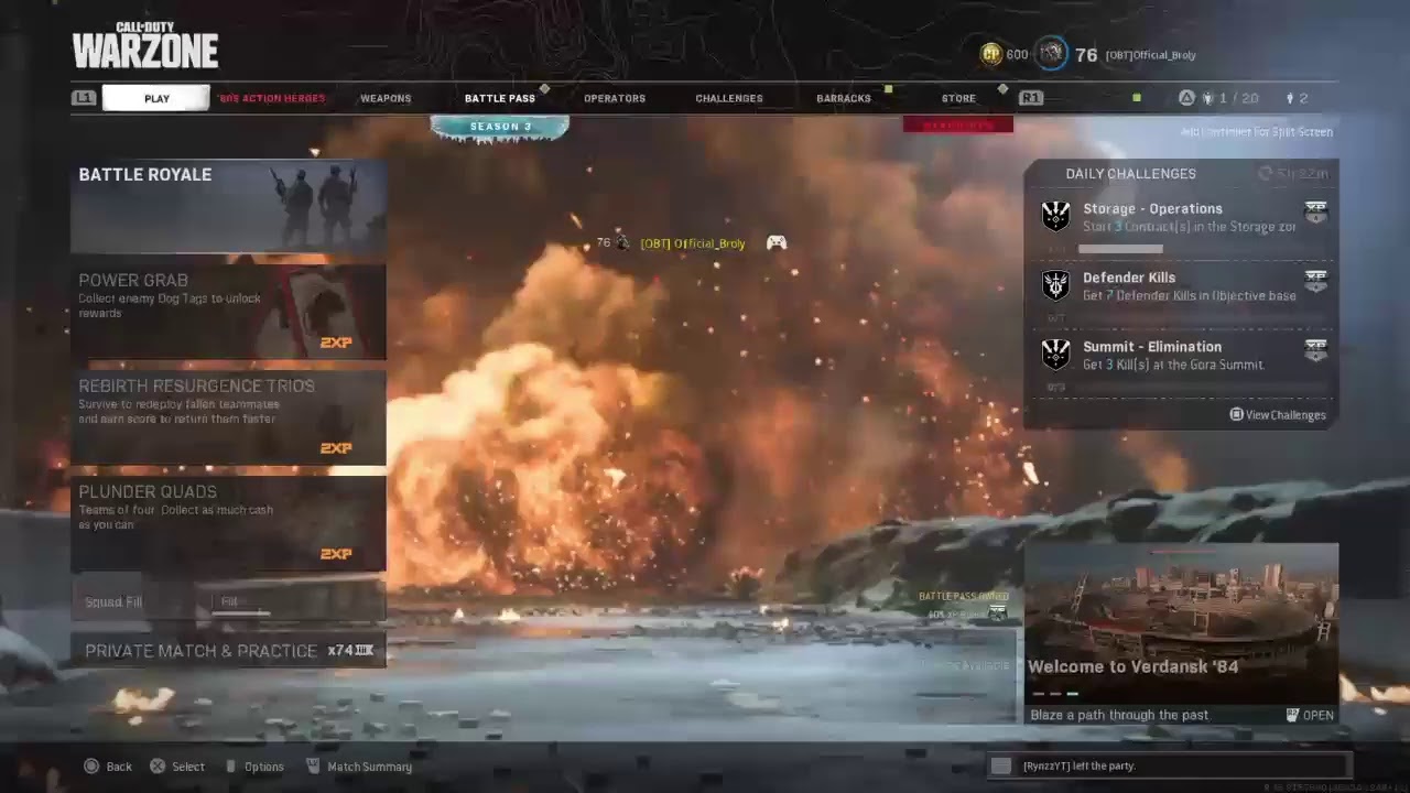 WARZONE PRIVATE LOBBYS JOIN UP /Call of duty war zone game play - YouTube