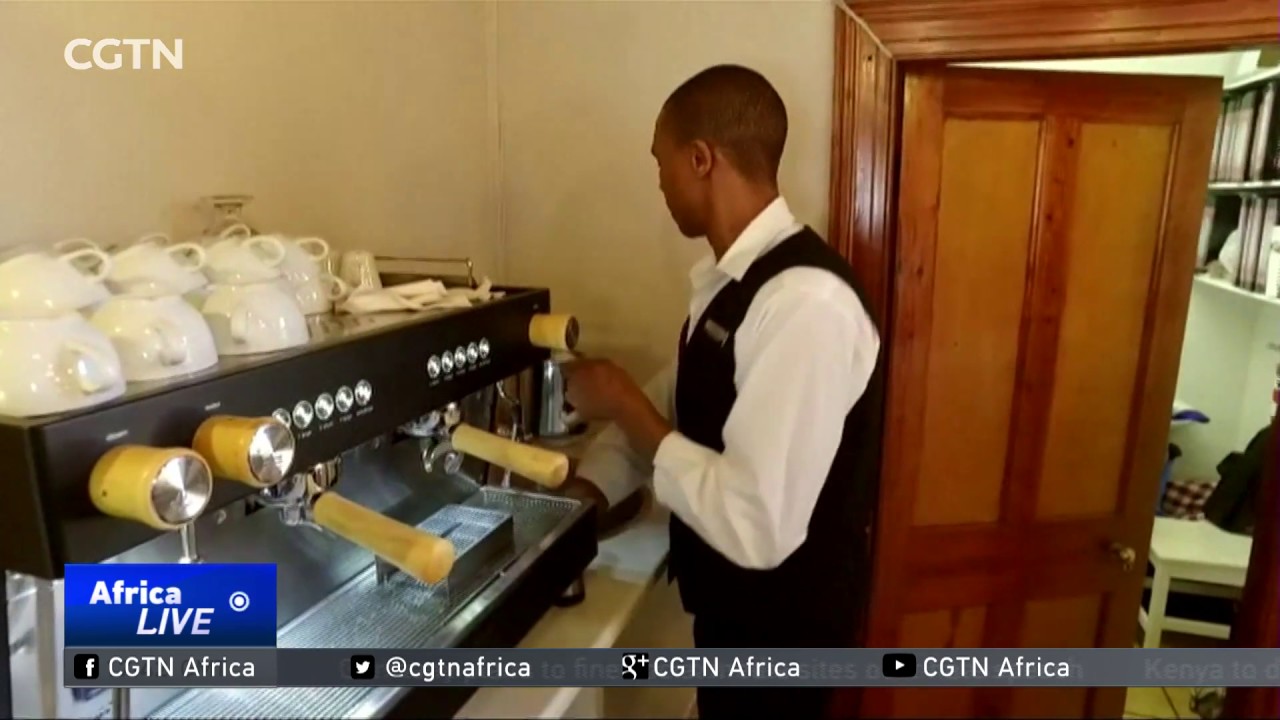 Blind barista makes sensational coffee in South Africa - YouTube
