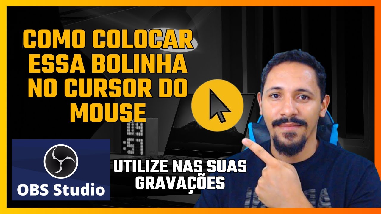 COMO DEIXAR A BOLINHA AMARELA NO CURSOR DO MOUSE? - YouTube