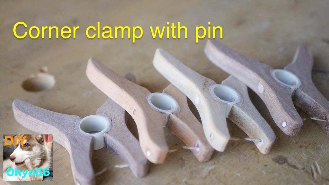 Corner clamp with pin - YouTube