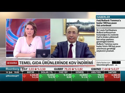 Galip Aykaç, BloombergHT, 60 Dakika Programı, 14 Şubat 2022