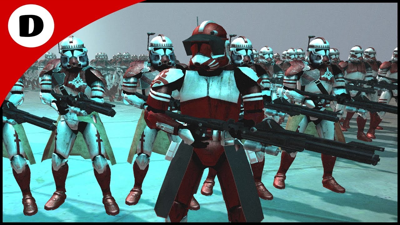 COMMANDER FOX'S ORDER 66 ATTACK! - Men of War: Star Wars Mod - YouTube