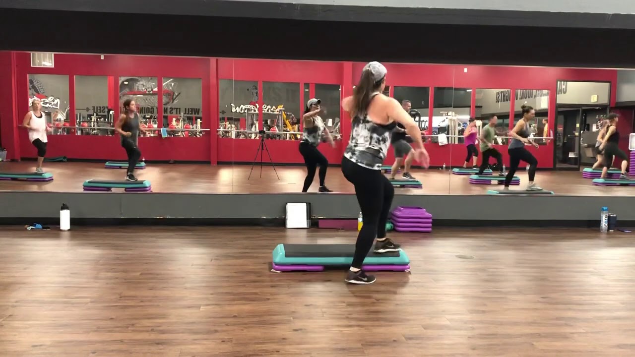 Cardio Step Workout 13. Old School Step Aerobics Full Length - YouTube