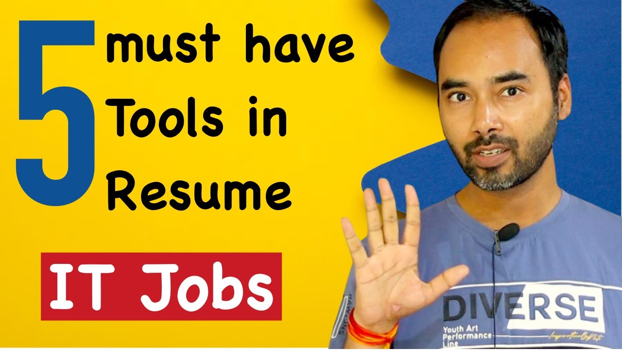 Top 5 IT Tools for Tech Jobs in 2024 | Must have tools in Resume - YouTube