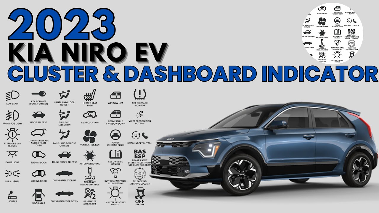 Kia Niro EV Cluster & Dashboard Warning Indicators (2020 - 2023) User ...