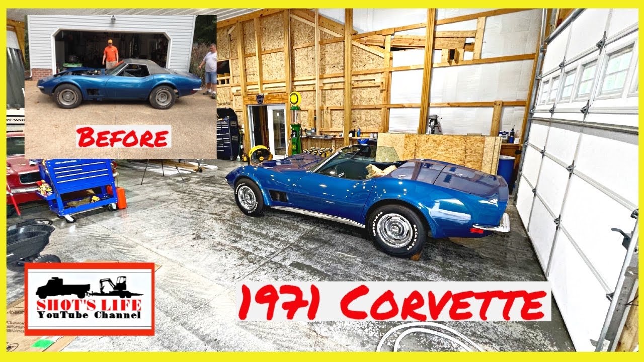 The story behind This Corvette Convertible | 1971 Corvette Restoration ...