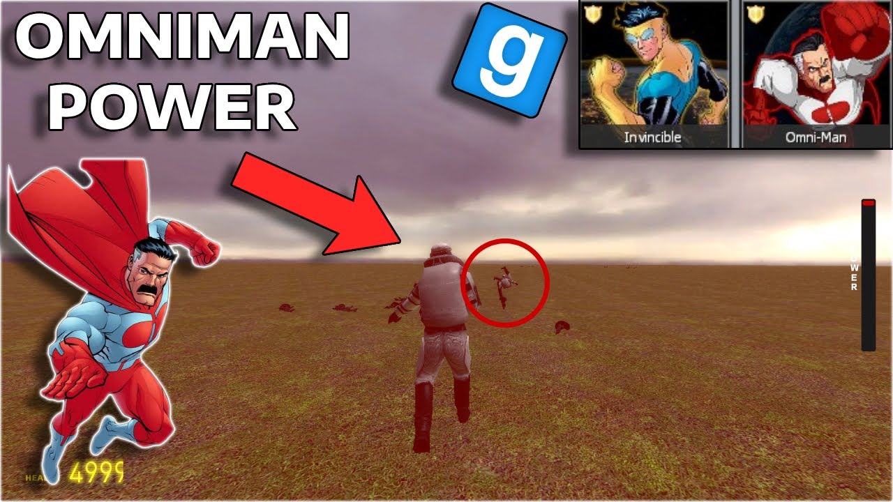 [Gmod] - [INVINCIBLE] Omniman SWEP Addon Showcase - YouTube