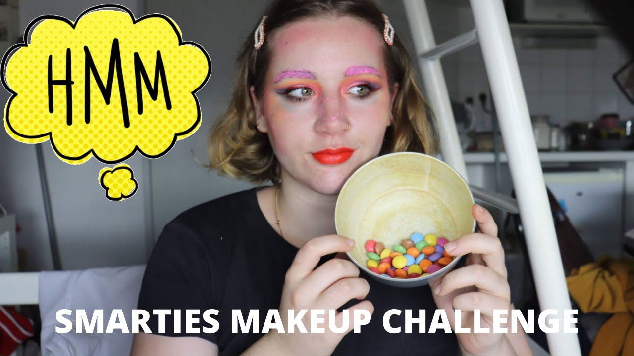 SMARTIES MAKEUP CHALLENGE | ft. Colorful Palette - YouTube