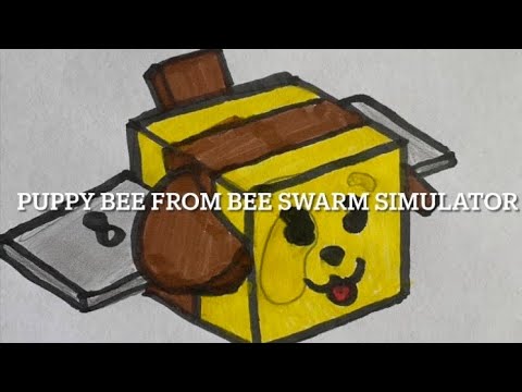 Puppy bee drawing from Bee Swarm simulator - YouTube