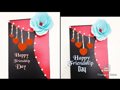 Greeting cards for friendship day|very easy friendship day card idea ...