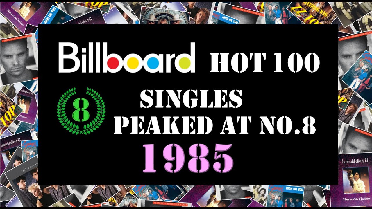 Hit Singles peaked at No.8 in 1985 / Billboard Hot 100 / American ...