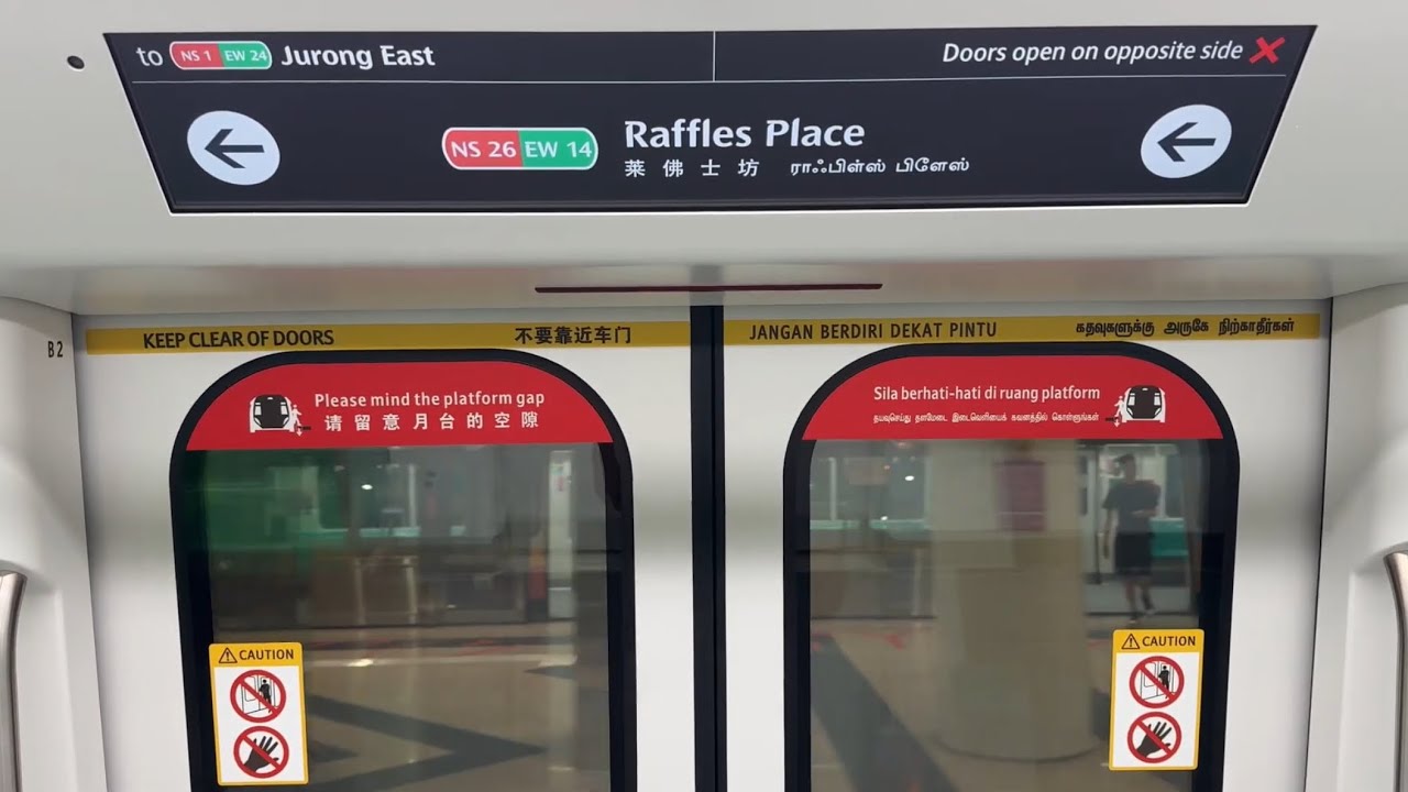 BRAND NEW ALSTOM MOVIA TRAINS! Riding SMRT’s AWESOME R151 from Marina ...