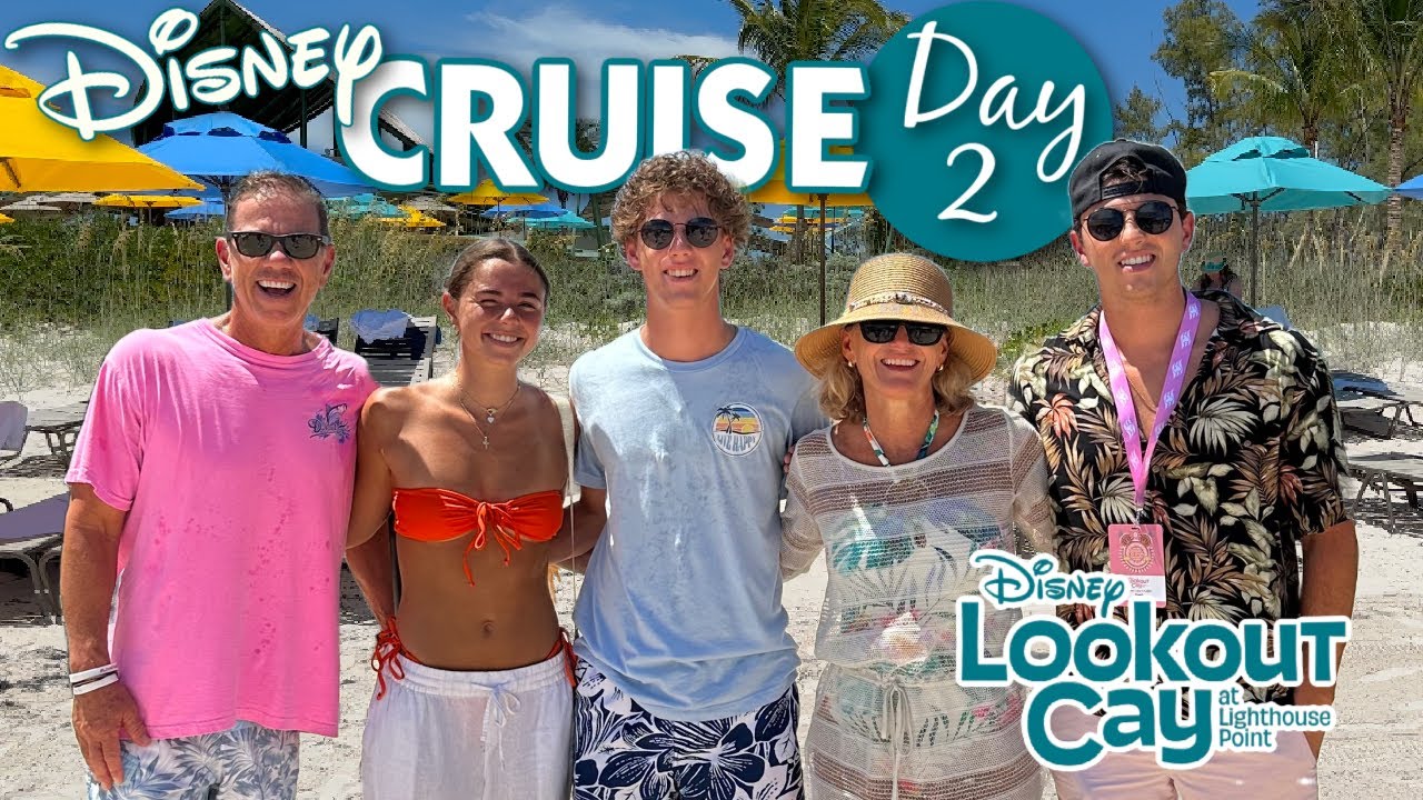 FIRST Visit to Disney's NEW Private Island | Disney Cruise to Lookout ...