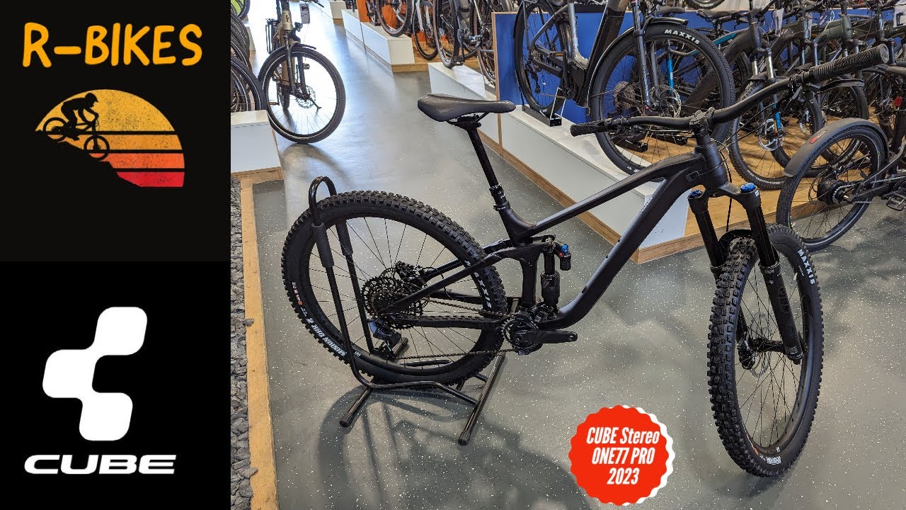 CUBE STEREO ONE77 PRO 2023 BLACK ANODIZED WALK-AROUND REVIEW - YouTube