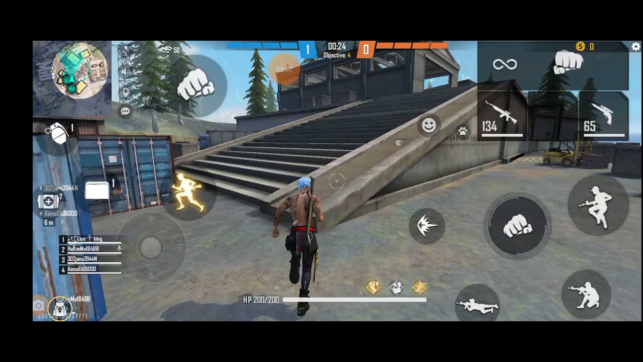 red eyes gaming game play of free fire with - YouTube
