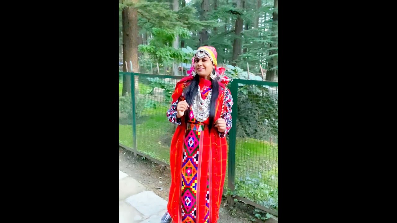 Wearing himachali traditional dress|manali trip|himachal Pradesh ...