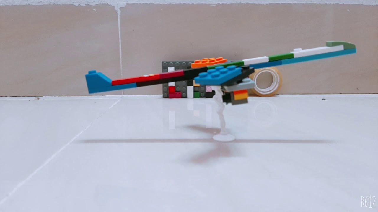 Minh lego, cach lap may bay mini lego - YouTube