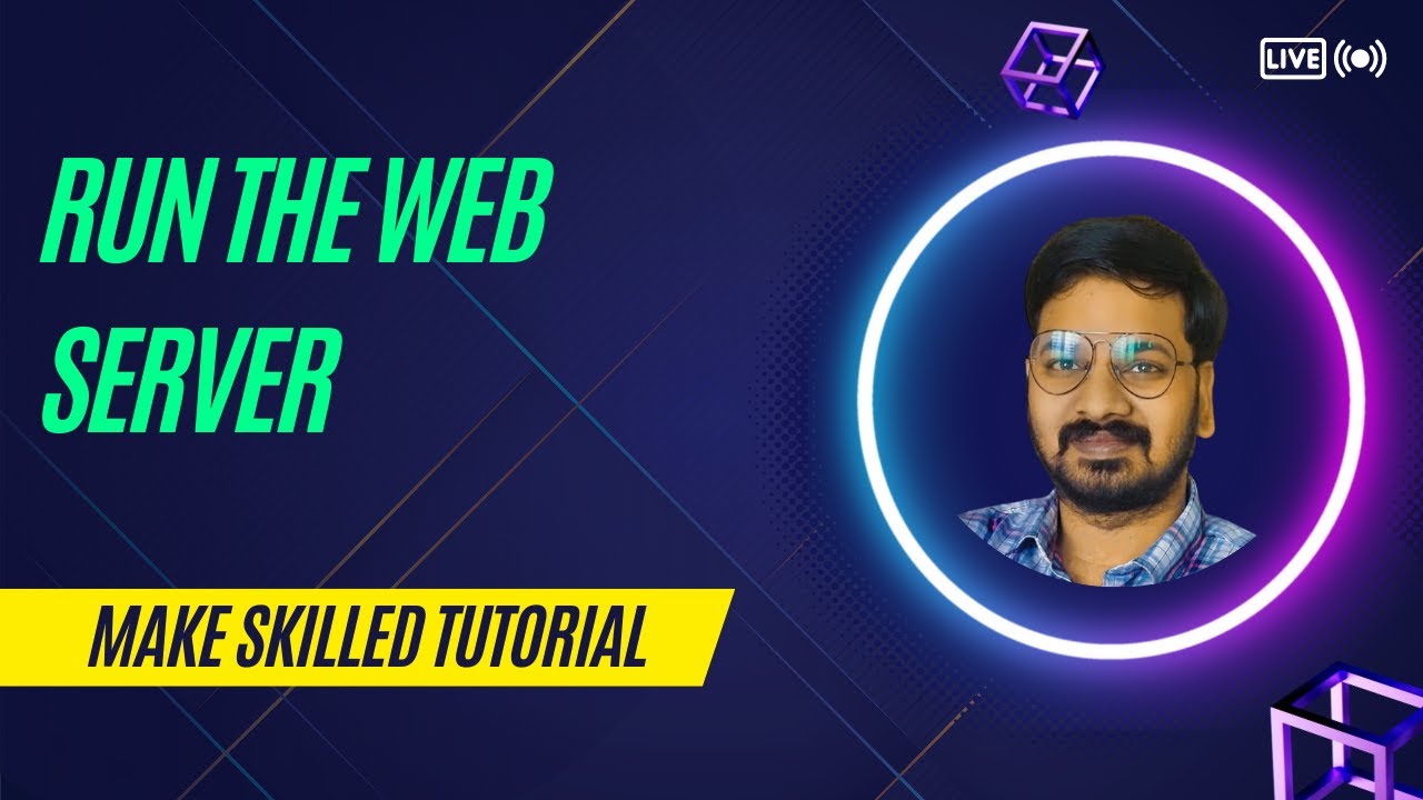 Tutorial - 9 | Run Web Server | Face Recognition using AWS - YouTube