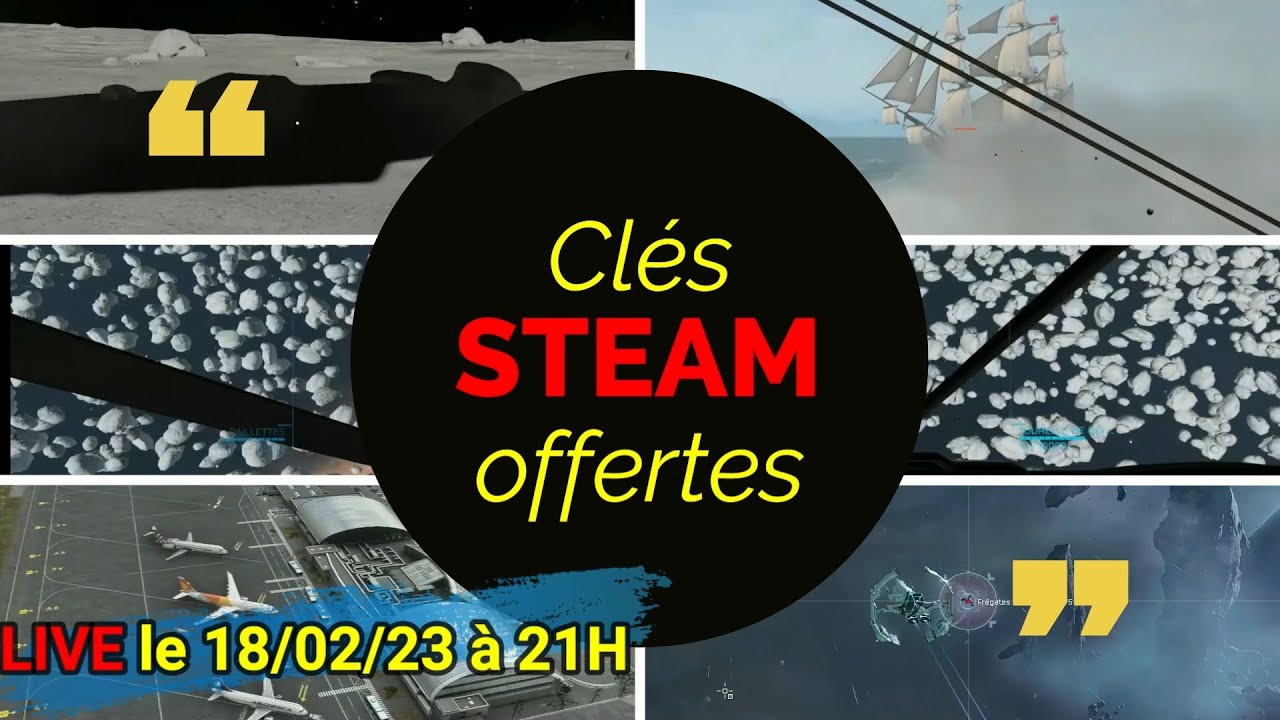 On vous offre des clés STEAM... - YouTube
