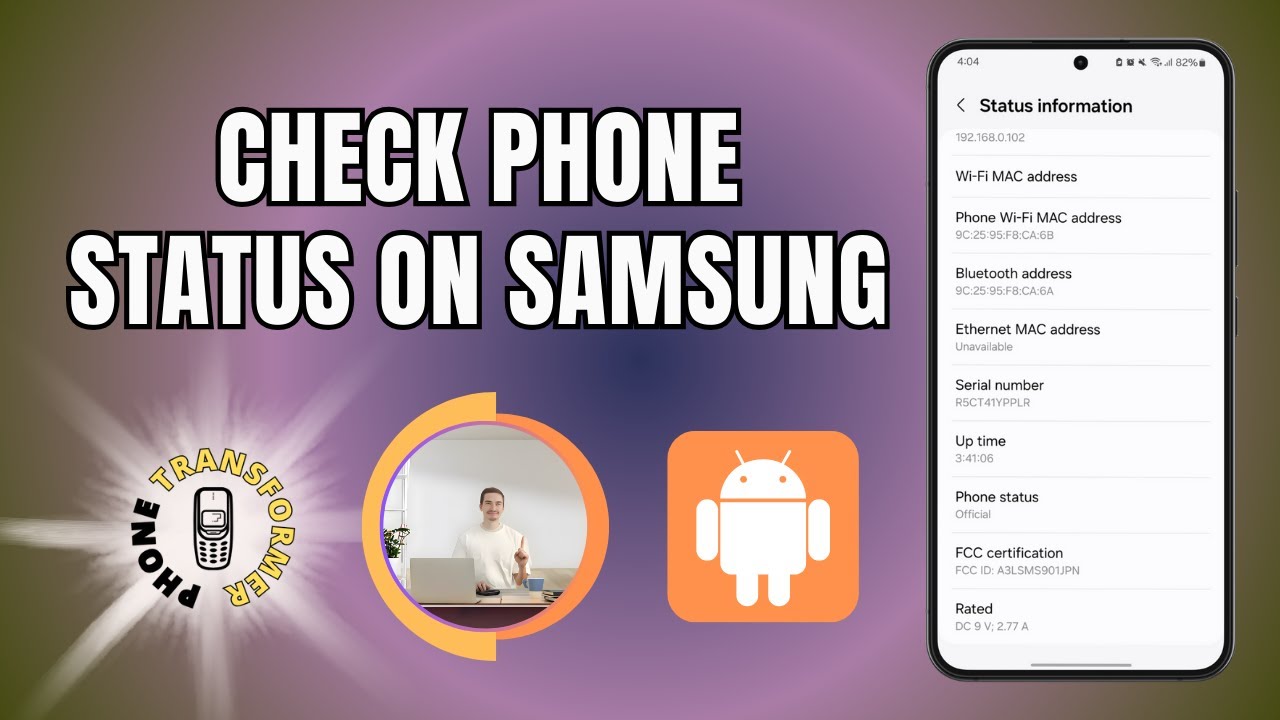 How to Check Your Phone Status on Samsung - YouTube