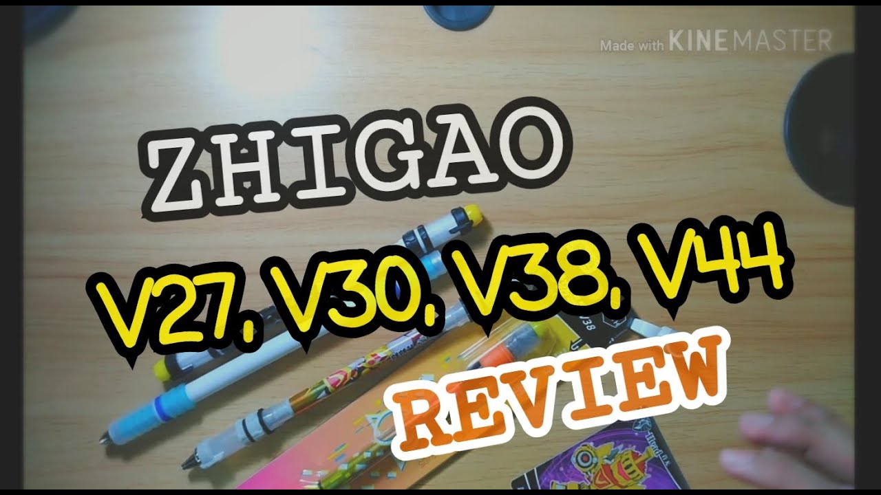 รีวิว ปากกาควง zhigao v27, v30, v38, v44 แบบรวบยอด : pen spinning ...