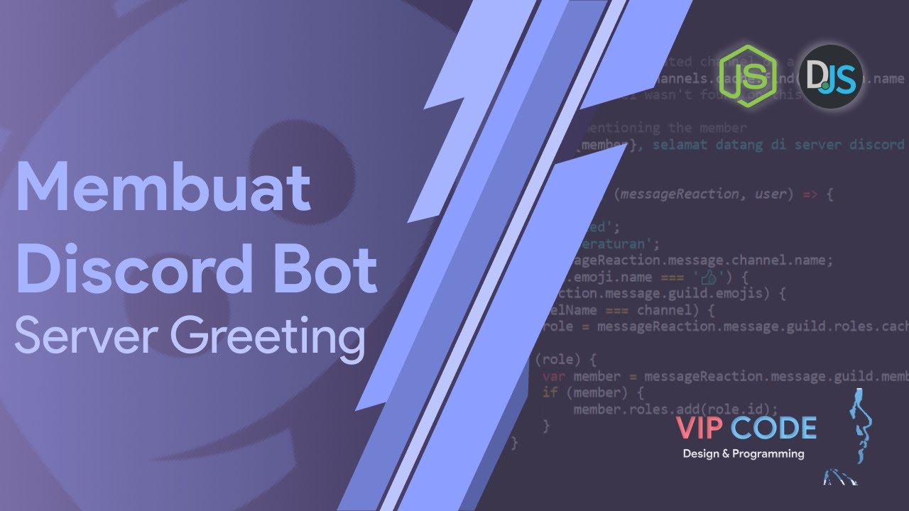 Membuat Discord Bot : Server Greeting - YouTube