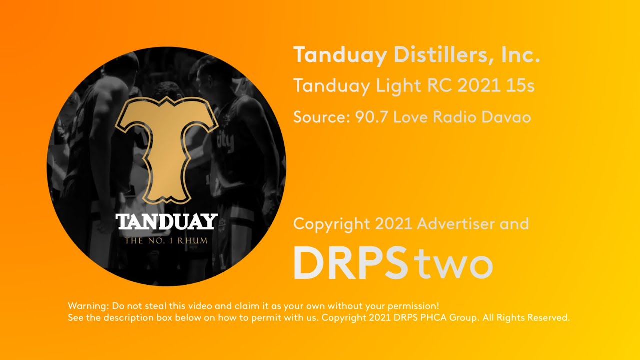 Tanduay Light Radio Commercial 2021 15s - YouTube