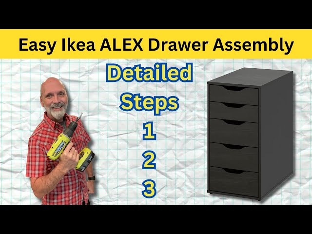 Ikea Alex Drawer Units Paired With An Ikea Glass Kitchen Using Our