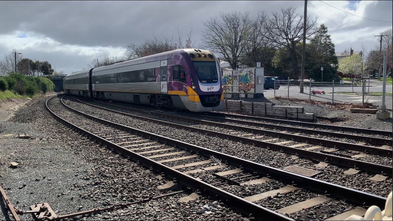 V/Line VL51 Arriving at Ballarat Station from Wendouree to Melbourne ...