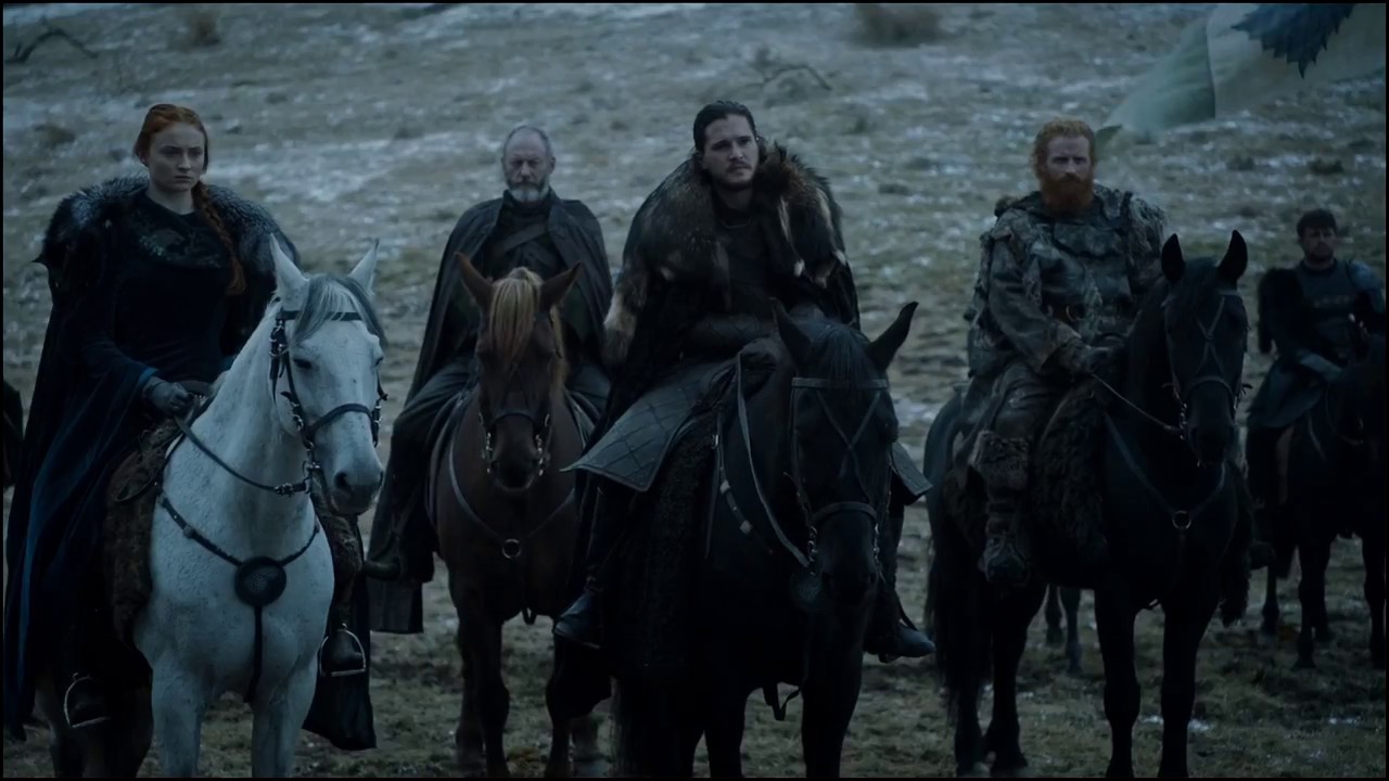 Game of Thrones S6E09 - Jon Snow and Sansa Faces Ramsay - YouTube