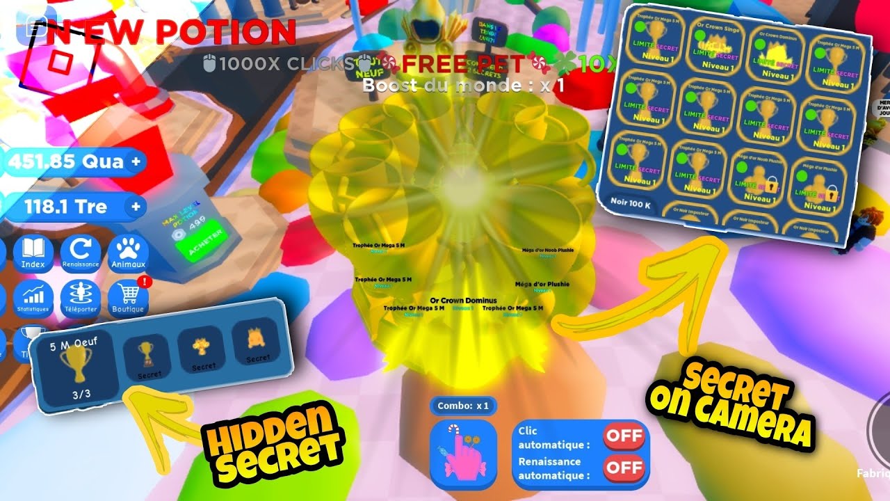 5m Event Secret On Camera In Candy Clicking Simulator | Roblox - YouTube