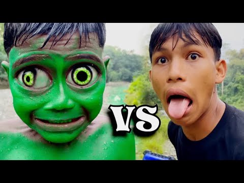 Hulk Boy Funny Transformation with friend 3 | comedy video