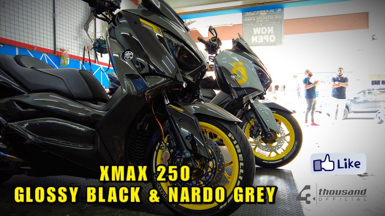 XMAX 250 HITAM ATAU KELABU MENJADI PILIHAN HATI??? - YouTube