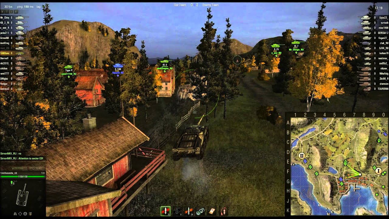 World Of Tanks Version 7, Public Test, New Map Fjords! - YouTube