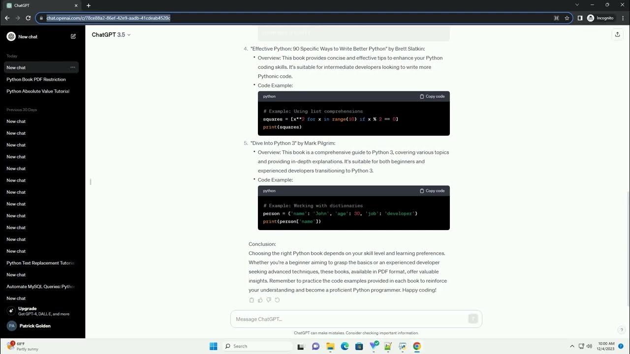 best python book pdf - YouTube