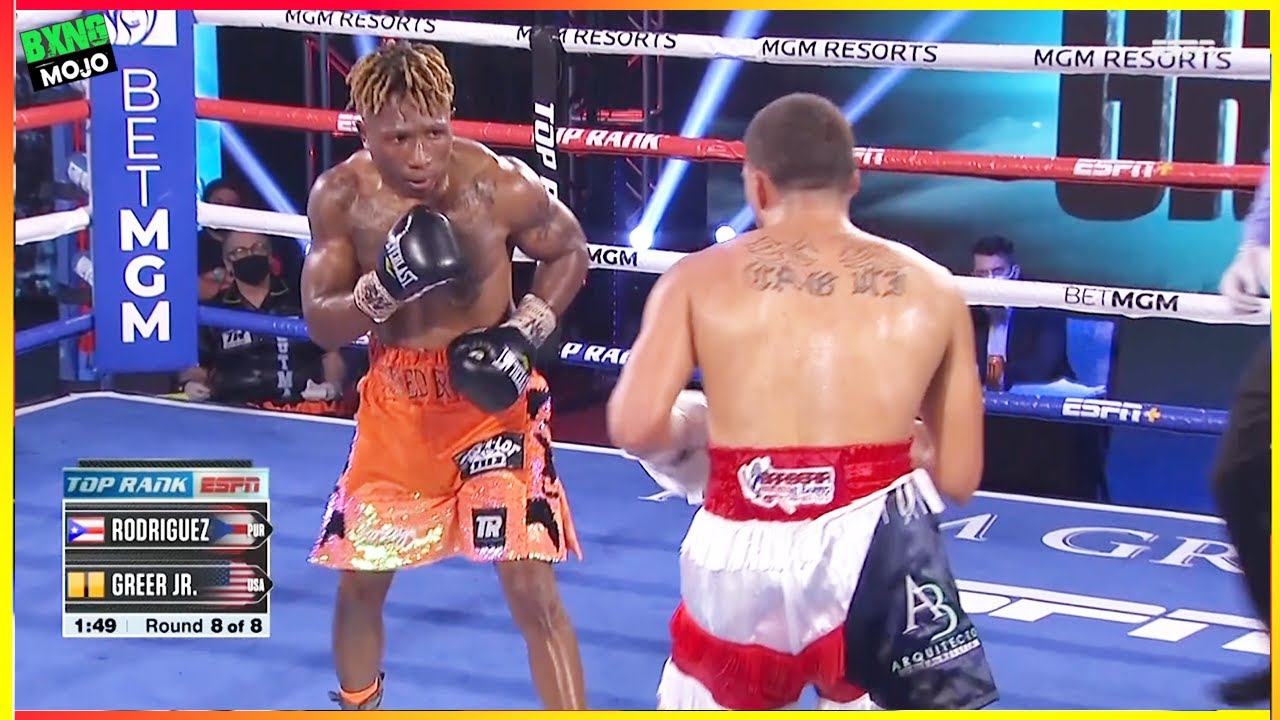 Joshua Greer Jr. (USA) vs Edwin Rodriguez (Puerto Rico) - Boxing ...