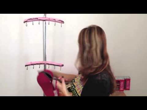 How to Organize Bras in 60 Seconds With the Bra Tree. - YouTube
