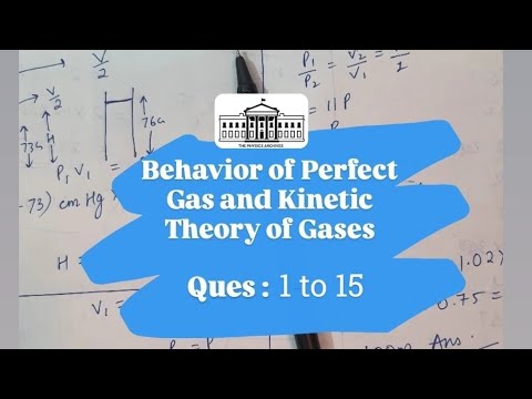 Behaviour of Perfect Gas and KTG | Physics Nootan Book | Ques no. 1 to ...